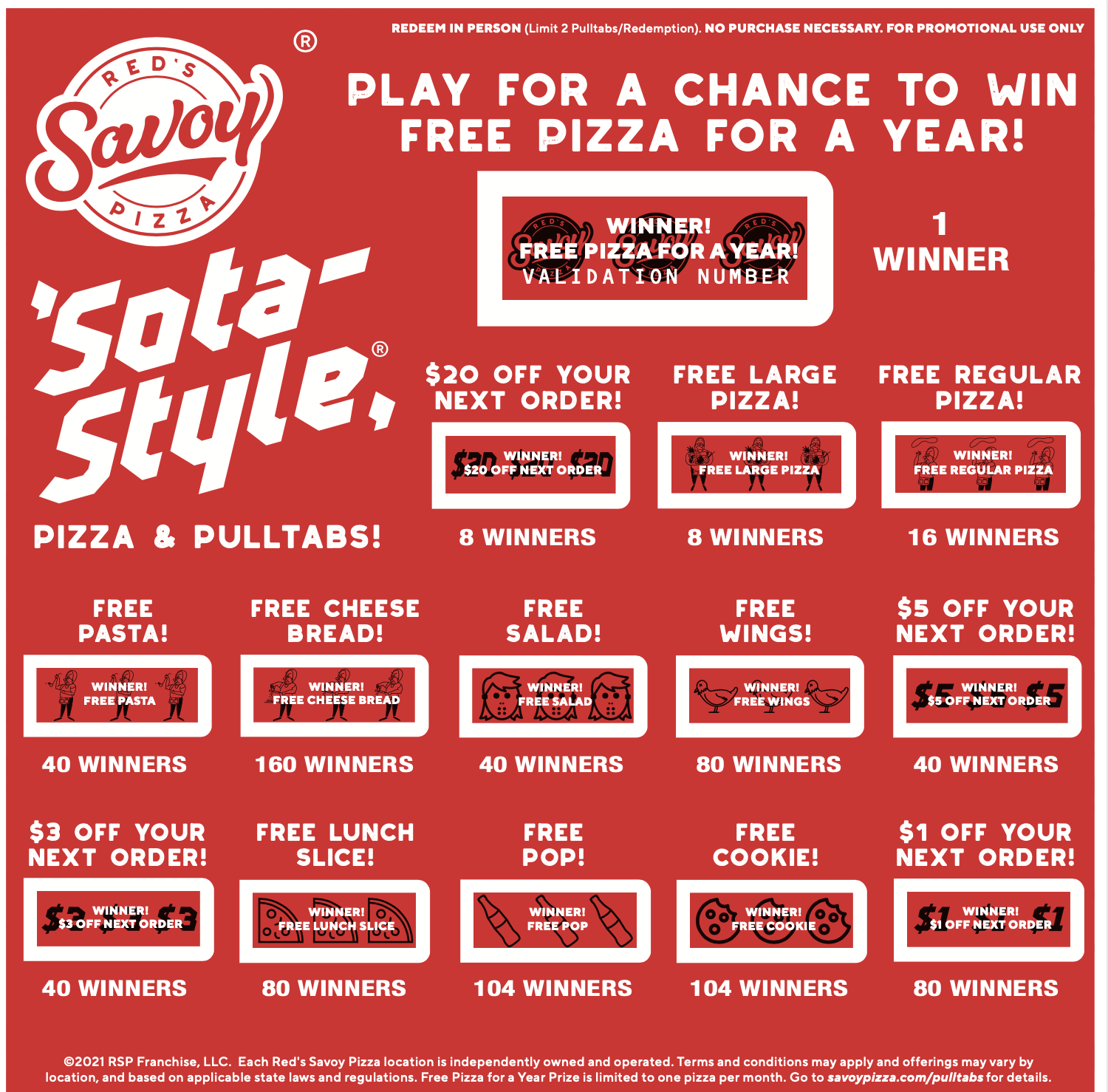 Red's Savoy Pizza - 'Sota-style Specialty Pizza Place Serving the Twin ...